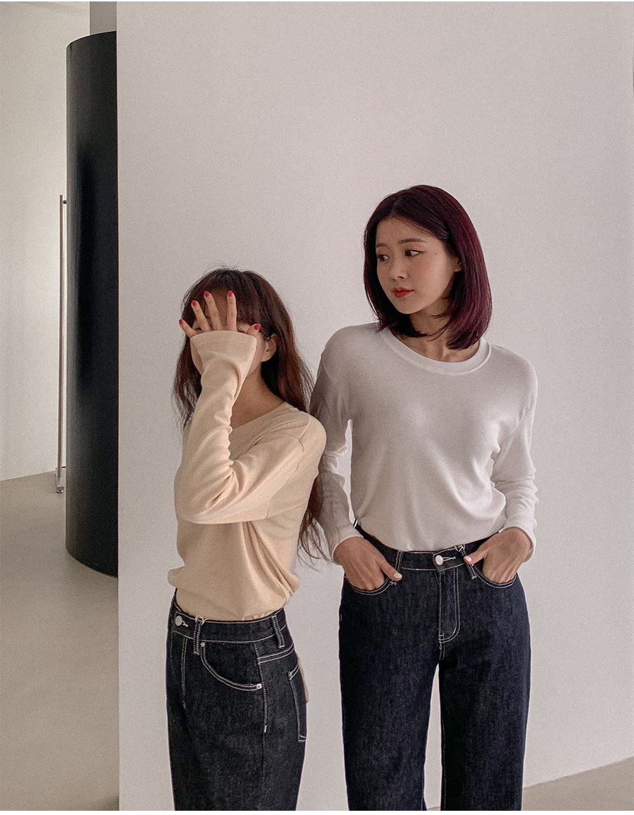 3TYPEシークレットゴムストレートデニムパンツ | レディースファッション通販 - DHOLIC