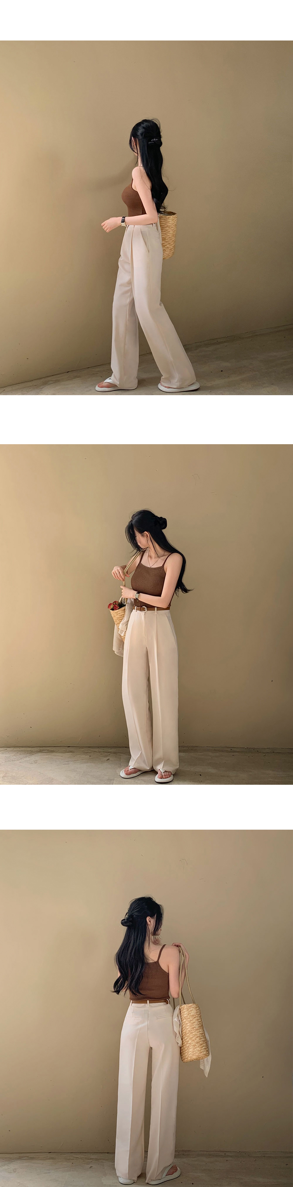 [beidelli made]2TYPEワンタックスラックス | レディースファッション通販 - DHOLIC