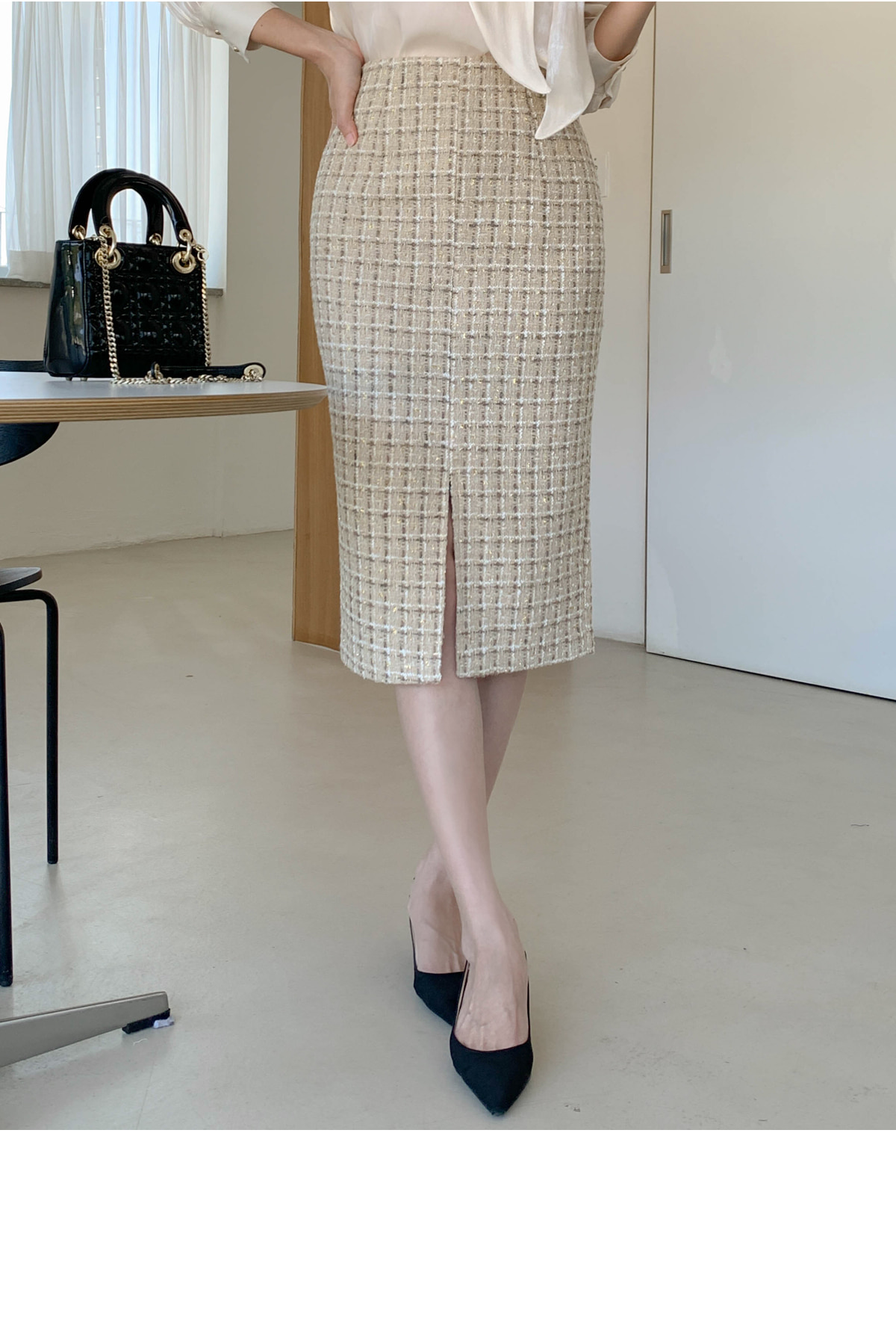 Hラインツイードスカート | レディースファッション通販 - DHOLIC