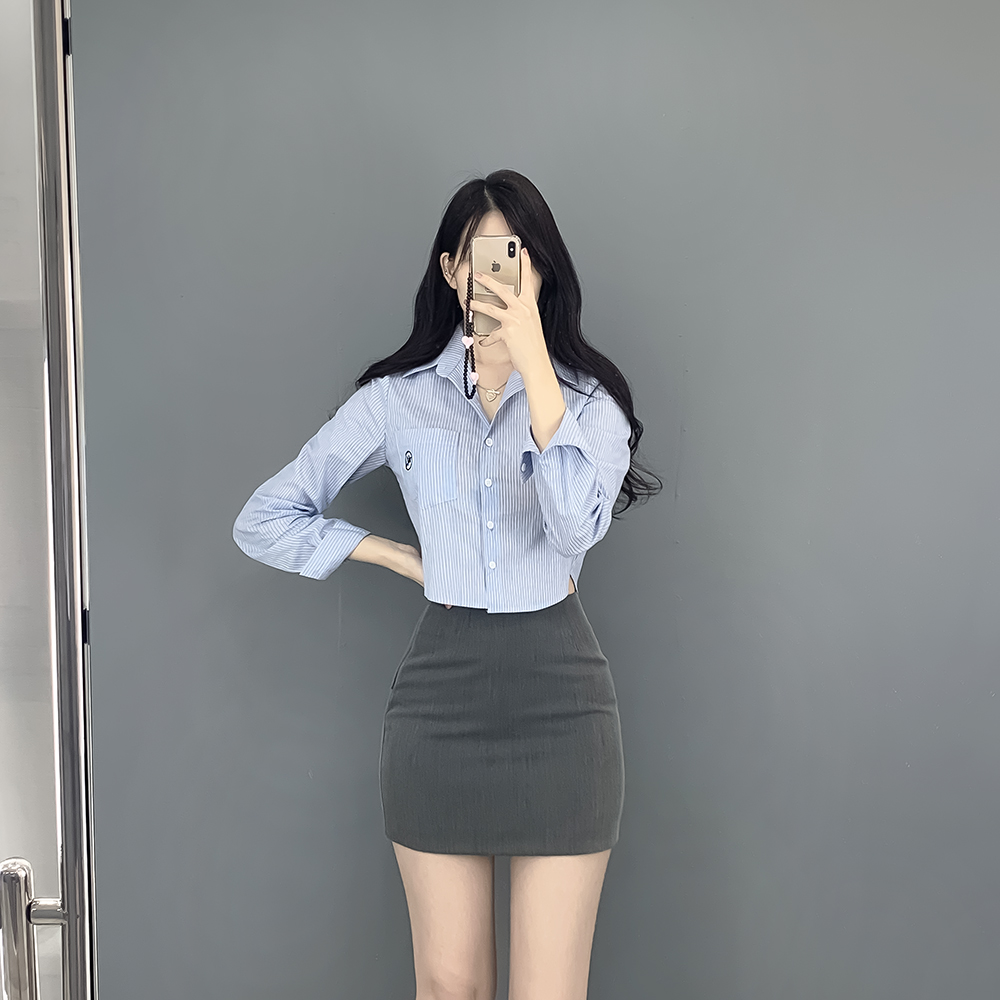 Hライン無地ミニスカート | レディースファッション通販 - DHOLIC