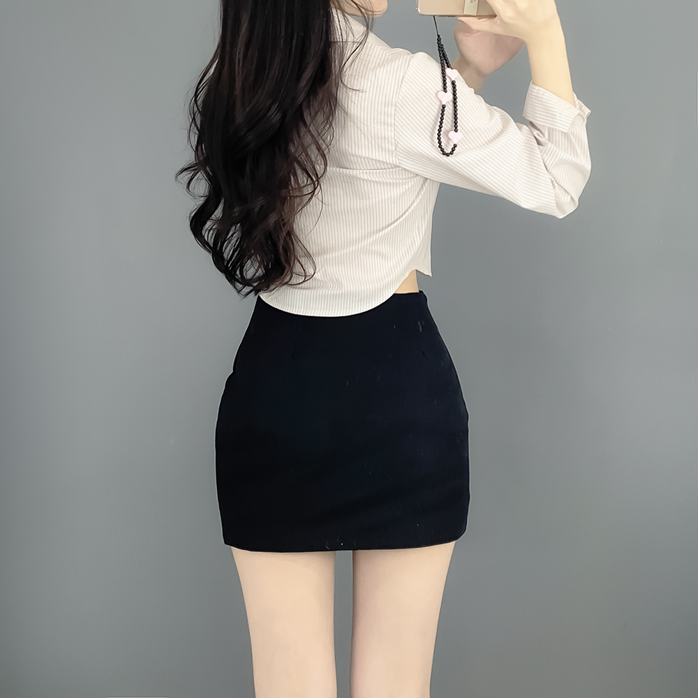 Hライン無地ミニスカート | レディースファッション通販 - DHOLIC