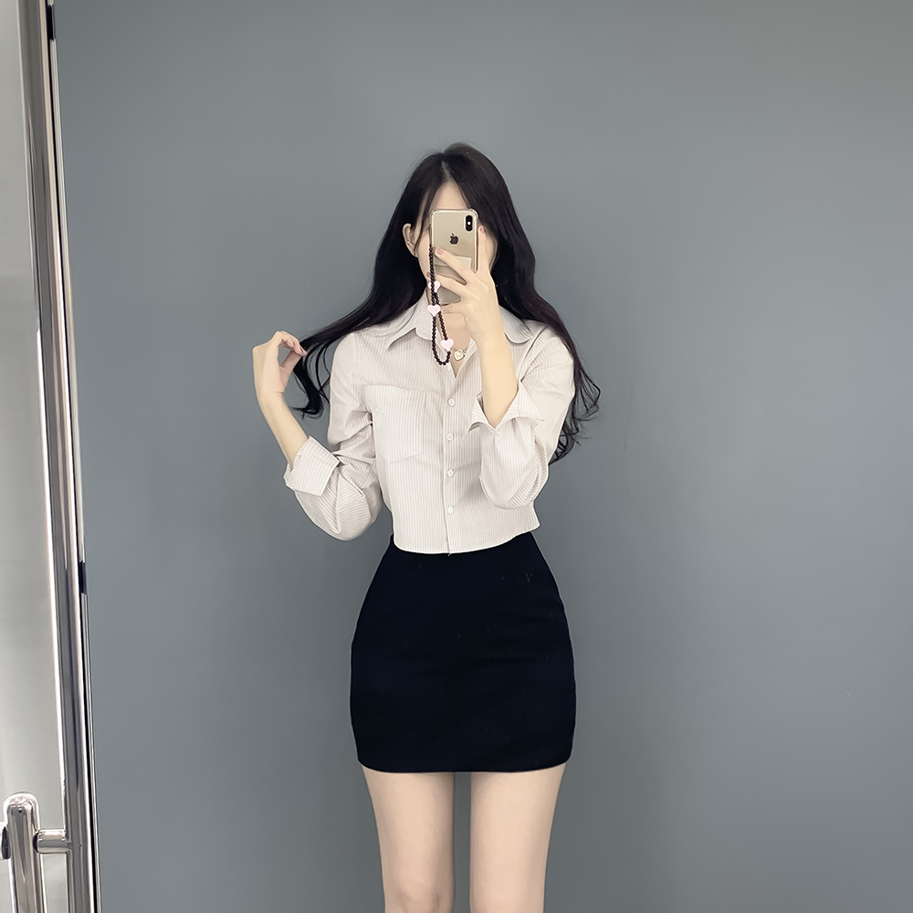 Hライン無地ミニスカート | レディースファッション通販 - DHOLIC