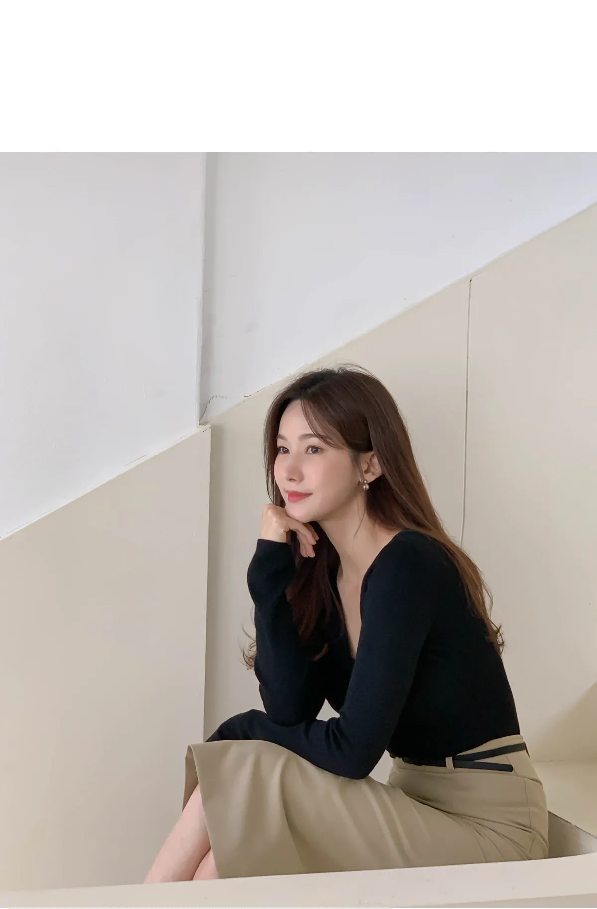 バックスリットHラインスカート | レディースファッション通販 - DHOLIC