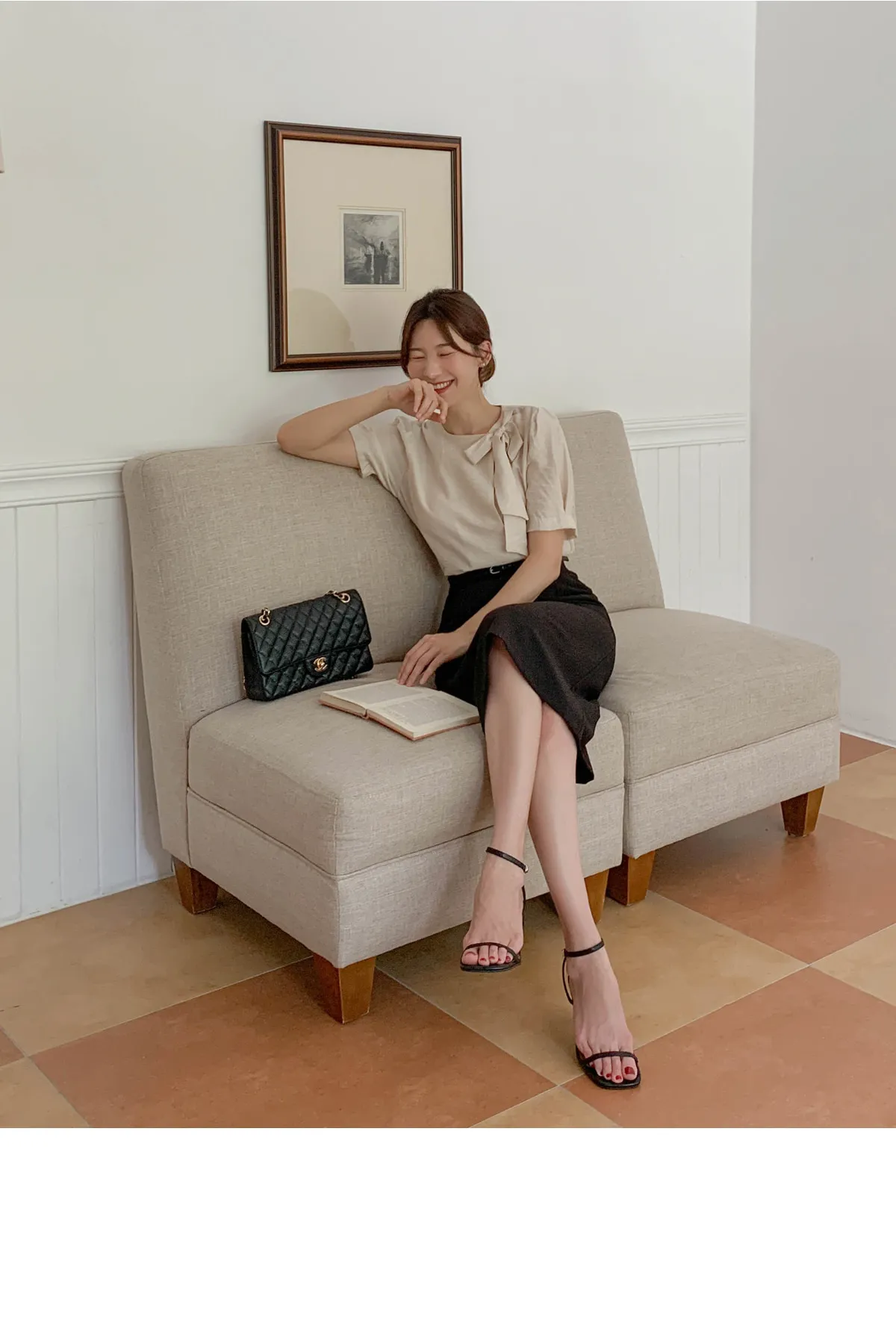 バックスリットHラインスカート | レディースファッション通販 - DHOLIC