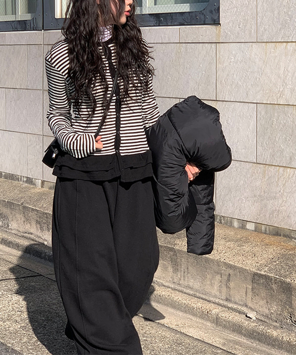 2WAY裏起毛サイドラインスウェットパンツ | レディースファッション