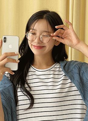 ケース付UV400サークル2TYPEメガネ | レディースファッション通販 - DHOLIC