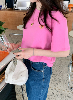 USA刺繍ルーズTシャツ | レディースファッション通販 - DHOLIC