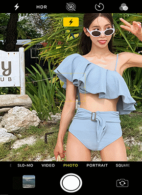 マルチWAYカップラッフルベルトビキニ・全4色 | レディースファッション通販 - DHOLIC