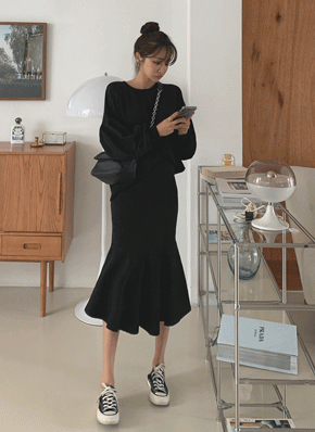 2TYPEスウェット&マーメイドスカートSET | レディースファッション通販 - DHOLIC