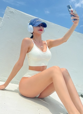 Uネックビキニトップ&6TYPEビキニショーツSET | レディースファッション通販 - DHOLIC