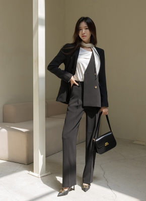 ゴールドリングベルトスラックス | レディースファッション通販 - DHOLIC