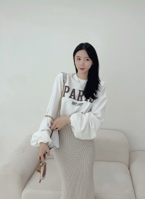 PARISクロップドスウェット | レディースファッション通販 - DHOLIC