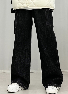 ワイドカーゴデニムパンツ | レディースファッション通販 - DHOLIC