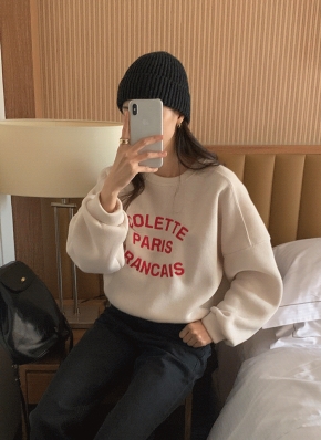 裏起毛PARISスウェット | レディースファッション通販 - DHOLIC
