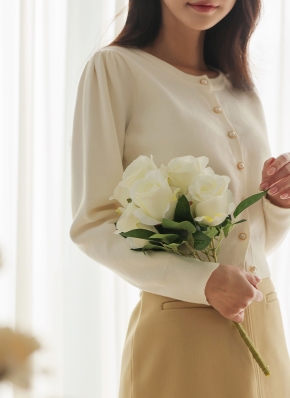 エコパールボタンカーディガン | レディースファッション通販 - DHOLIC