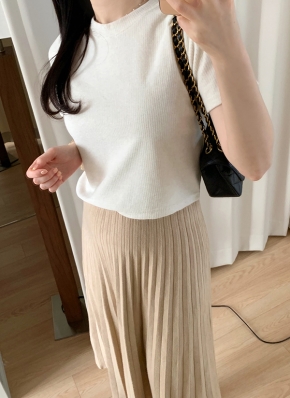 セミクロップド半袖Tシャツ | レディースファッション通販 - DHOLIC