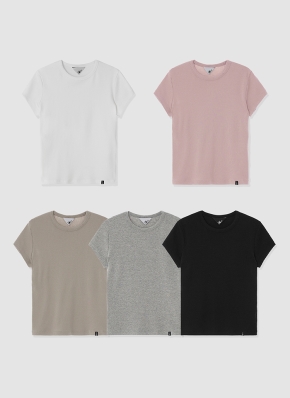 D. BASICラウンドネックTシャツ | レディースファッション通販 - DHOLIC