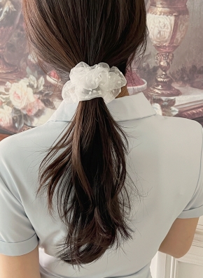 ドットオーガンジーシュシュ | レディースファッション通販 - DHOLIC