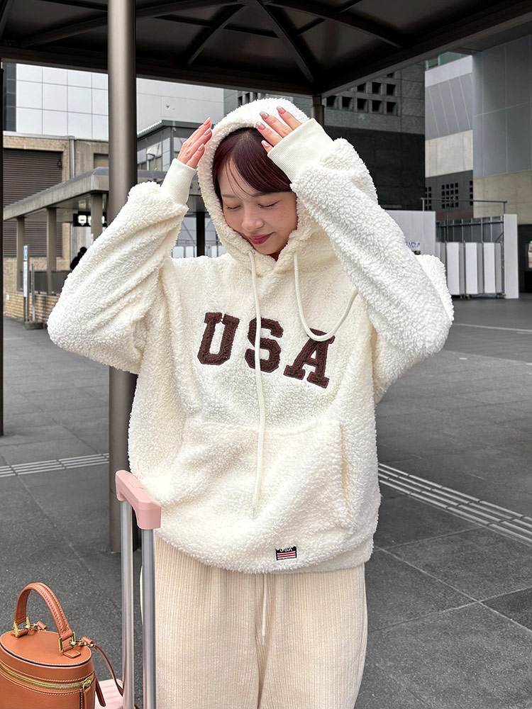 USAドロストボアパーカー | レディースファッション通販 - DHOLIC